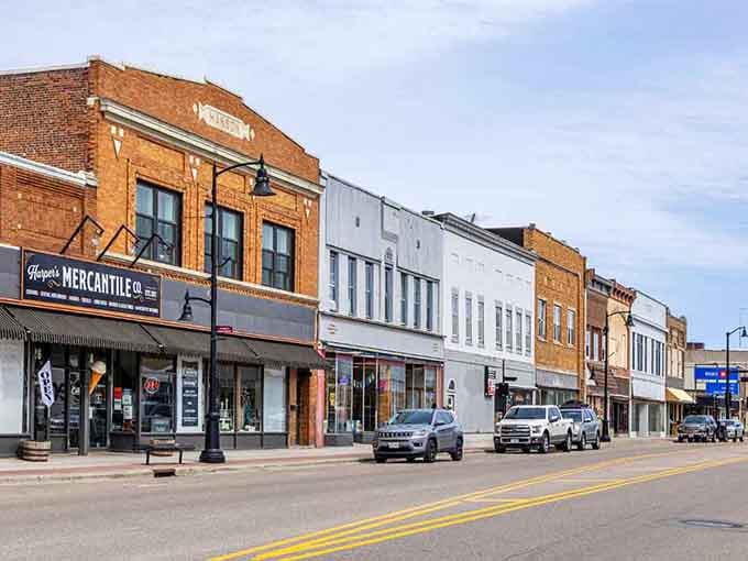 That classic Main Street charm hits different when you're not hemorrhaging money just to exist here.