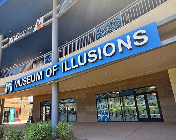 The bright blue beacon of brain-bending fun awaits in sunny Scottsdale, ready to scramble your senses.