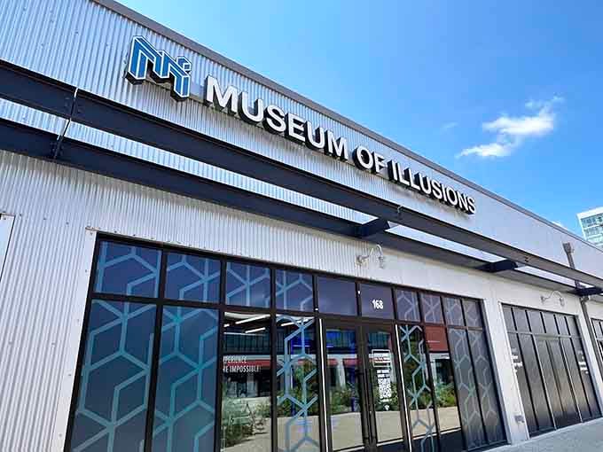 That distinctive geometric facade isn't just for show&mdash;it's your first hint that reality is negotiable here.