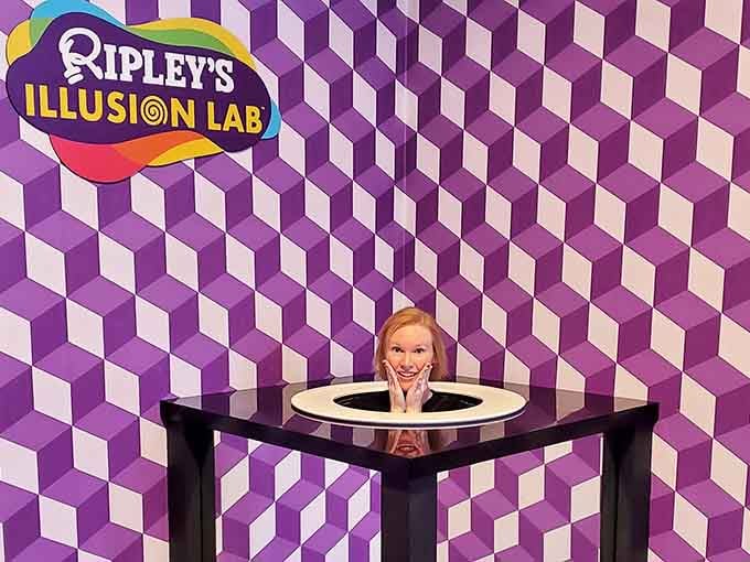 One minute you're a full-sized human, the next you're a disembodied head on a platter. Science is wild.