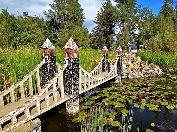 Fairy tale architecture meets lily pad paradise in this whimsical corner of Central Oregon's most delightful obsession.