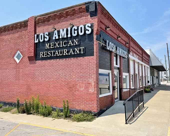 That brick facade isn't just charming, it's your first clue that something special awaits inside this downtown gem.