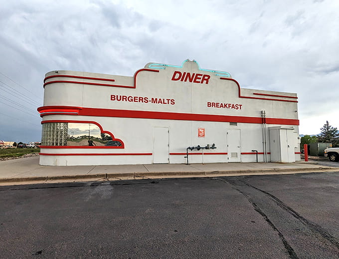 That Art Deco exterior isn't just for show; it's a promise of the time-traveling feast waiting inside.