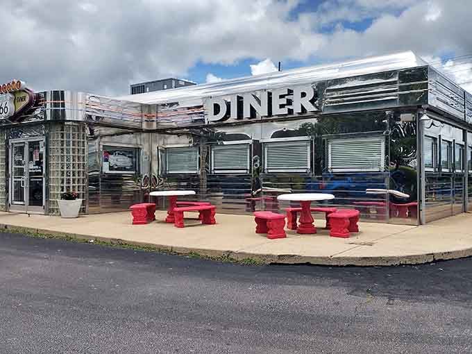 That gleaming chrome exterior isn't just for show, it's a promise of the deliciousness waiting inside.