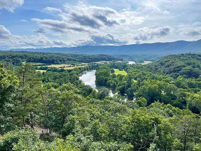 The horseshoe bend reveals itself like nature's own amphitheater, carved by patience and water over millennia.