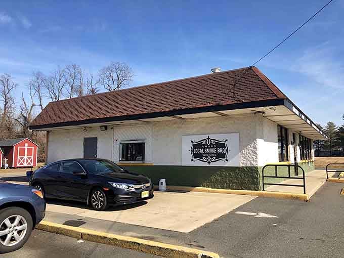 Local Smoke BBQ's exterior view shows where Cookstown quietly became home to some seriously championship-caliber barbecue.