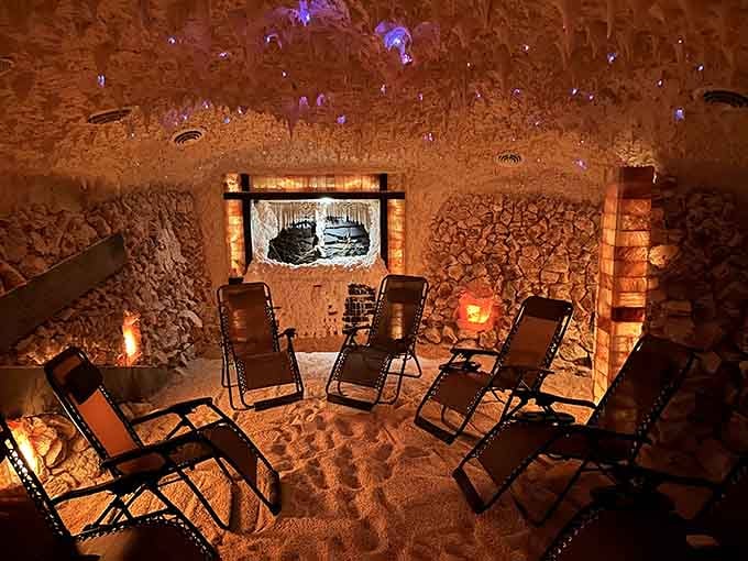 Step into what looks like a Himalayan mountainside but is actually hiding in suburban Connecticut.