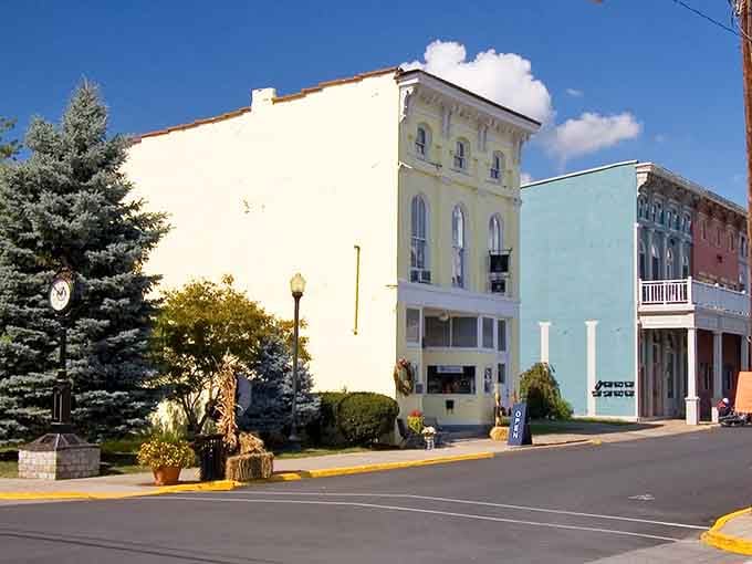Historic buildings painted in pastels line the streets like a box of fancy French macarons came to life.