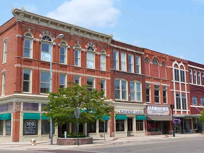 Downtown Owosso's brick buildings stand as proof that beauty and durability aren't mutually exclusive concepts.