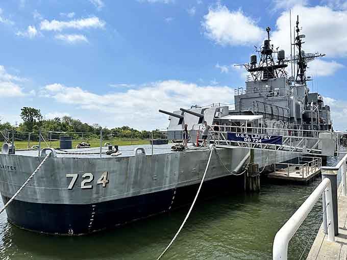 The USS Laffey stands ready to share its remarkable story of survival and service with anyone brave enough to climb aboard.
