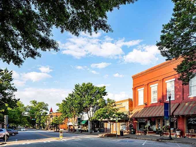 Downtown Greensboro looks like someone hit pause on progress in the best possible way, preserving charm without the tourist traps.