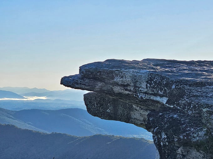 That breathtaking rock ledge, where Virginia&rsquo;s mountains stretch out below like nature&rsquo;s grand invitation.
