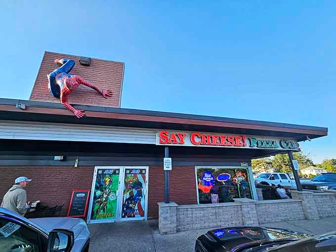 That Spider-Man figure isn't just decoration, it's a promise that everything inside lives up to the hype.