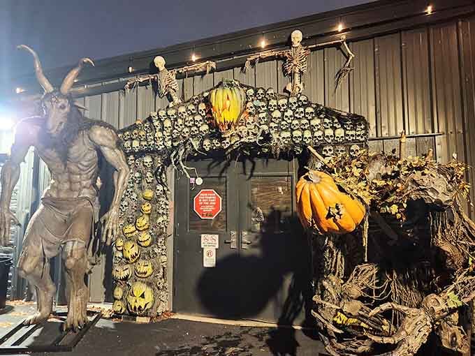 That entrance archway isn't just decoration&mdash;it's a promise that your peaceful suburban evening is officially over.