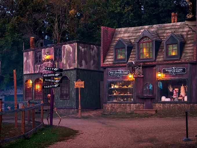 This quaint little village looks charming until you realize those warm glowing windows are luring you into a trap worse than any timeshare presentation.