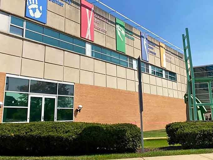 The building's modern design hints at what's inside: a place where learning feels as natural as breathing and twice as exciting.