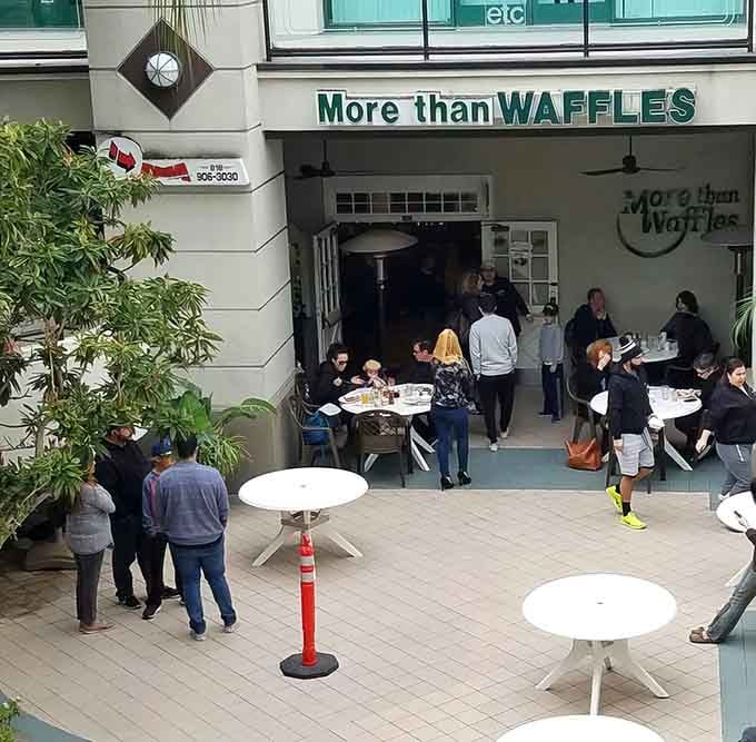 The storefront that's been luring breakfast lovers off Ventura Boulevard since disco was still cool.