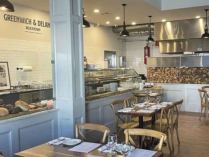 Clean lines and classic deli charm meet in this bright Cos Cob spot where sandwiches reach architectural heights.