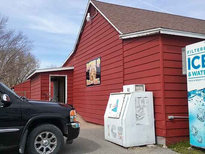 That red barn-like exterior hides some of Illinois's best-kept culinary secrets just waiting to be discovered inside.