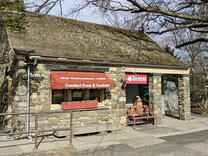 That charming stone exterior isn't just for show&mdash;it's been sheltering hungry souls seeking comfort food for years.