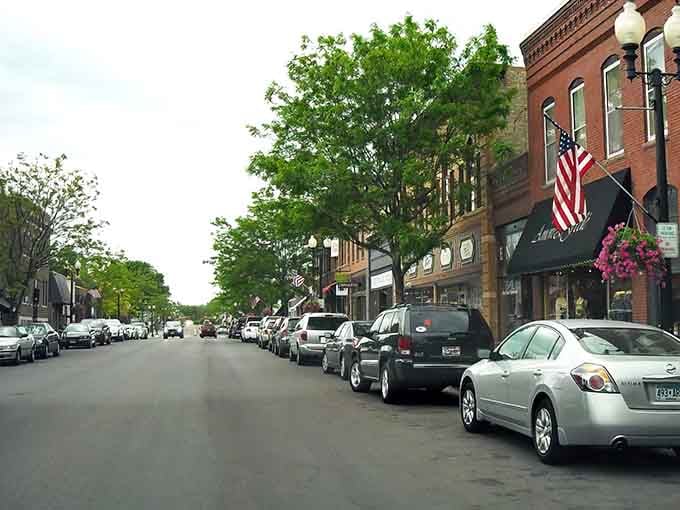 Water Street's historic brick facades and tree-lined sidewalks prove that time travel doesn't require a phone booth.