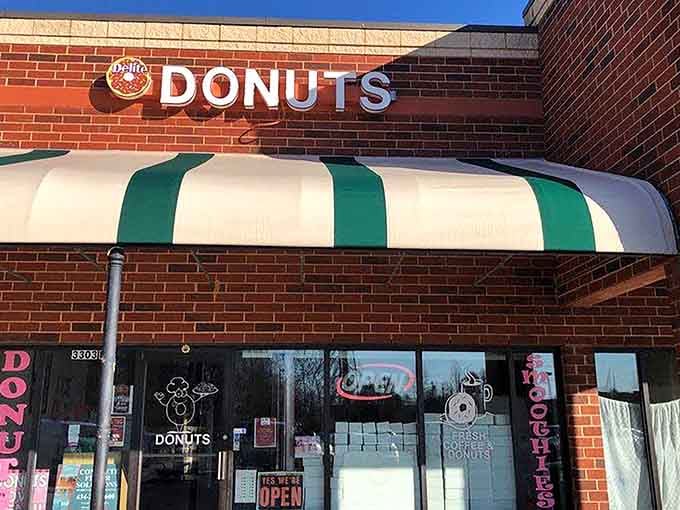 That distinctive awning signals you've arrived at Danville's sweetest destination for morning treats and afternoon pick-me-ups.