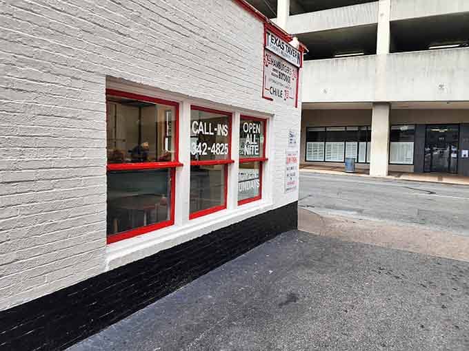 Some buildings whisper their history, this one shouts it from every brick and that gloriously vintage signage.
