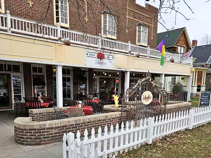 That white picket fence isn't just charming, it's practically daring you to find better biscuits anywhere in Colorado.