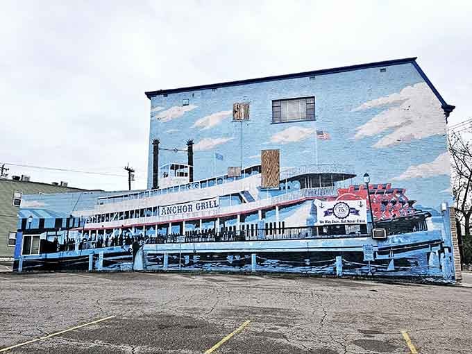 That stunning riverboat mural isn't just decoration&mdash;it's a beacon calling breakfast lovers home to Northern Kentucky tradition.