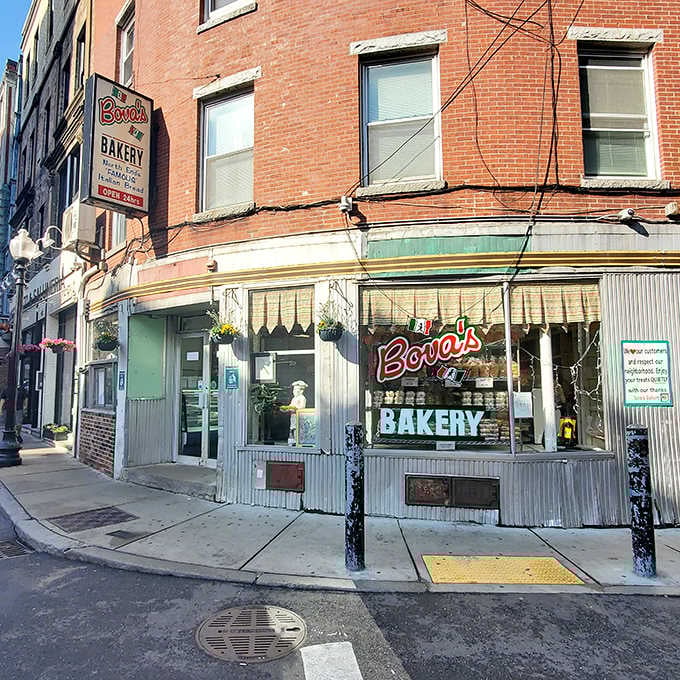 Look at those power lines overhead, like the neighborhood's been wired for cannoli delivery since forever.