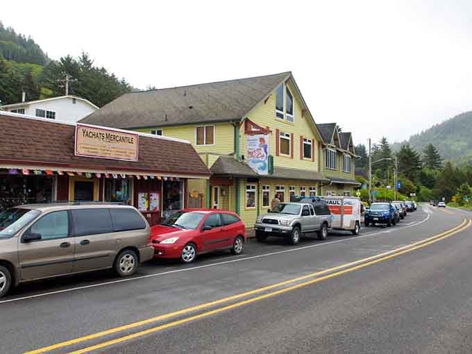 Downtown Yachats proves that the best coastal towns are the ones that haven't been Disneyfied yet.
