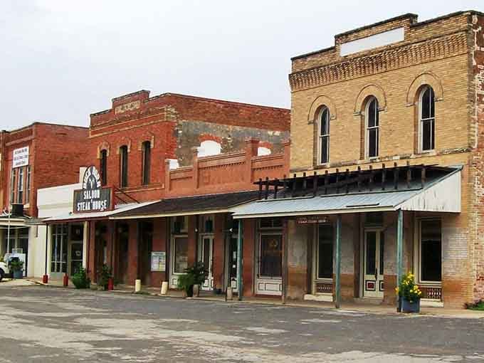 Downtown D'Hanis looks like a Western movie set, except John Wayne isn't showing up and that's perfectly fine.