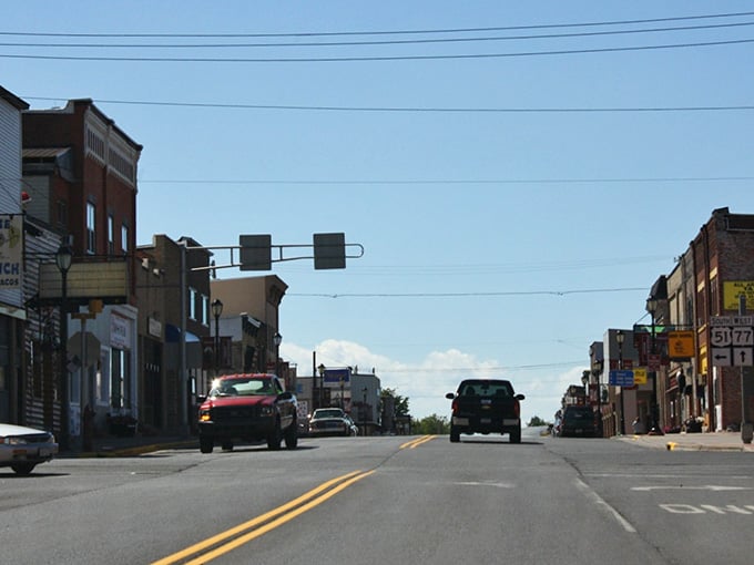 The storefronts practically glow with character, inviting passersby into authentic local tradition.