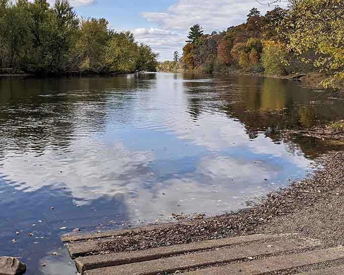 Where the water mirrors the sky so perfectly, you'll question which way is up.