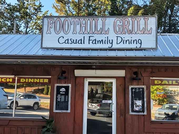 When a restaurant proudly advertises breakfast, lunch, and dinner on the windows, you know they're serious about feeding people.