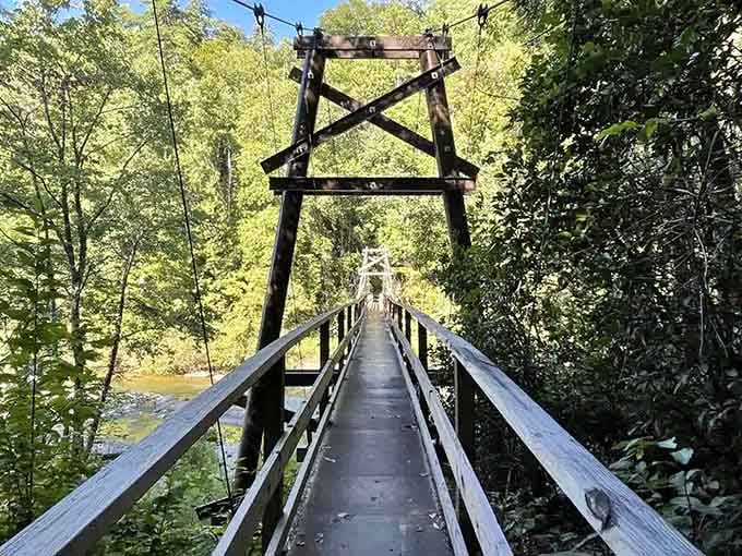 This bridge isn't just a crossing&mdash;it's your gateway to becoming an official two-state adventurer without changing your socks.