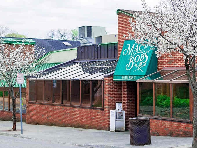 The brick exterior and welcoming awning promise comfort food magic, and trust me, they deliver on that promise spectacularly.