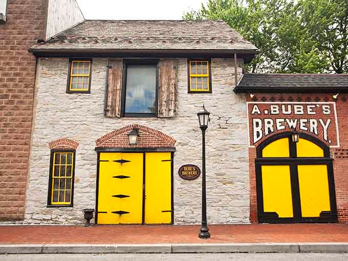 Those bright yellow doors aren't just photogenic, they're practically begging you to come inside and explore history.