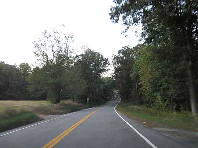 The gentle curves ahead promise exactly what your overstimulated brain needs: pure, uninterrupted New England tranquility at 35 miles per hour.