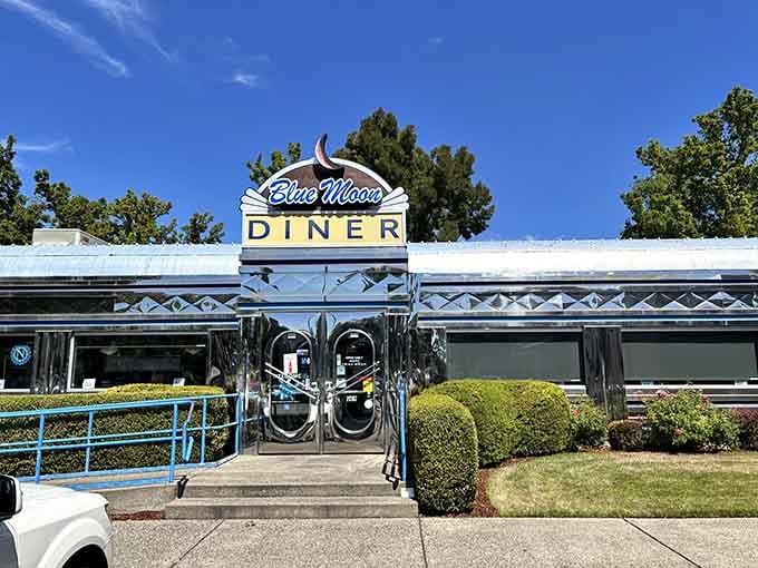 That gleaming chrome exterior isn't just for show, it's a promise of the deliciousness waiting inside.