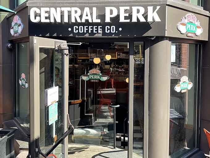 The storefront alone is worth the trip, looking like it was plucked straight from Greenwich Village.