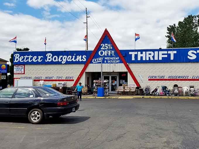 That red triangle isn't just pointing to savings, it's pointing to a whole new relationship with your budget.