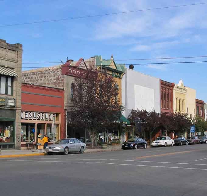 Main Street Baker City looks like a Western movie set, except the coffee's real and nobody's shooting blanks.