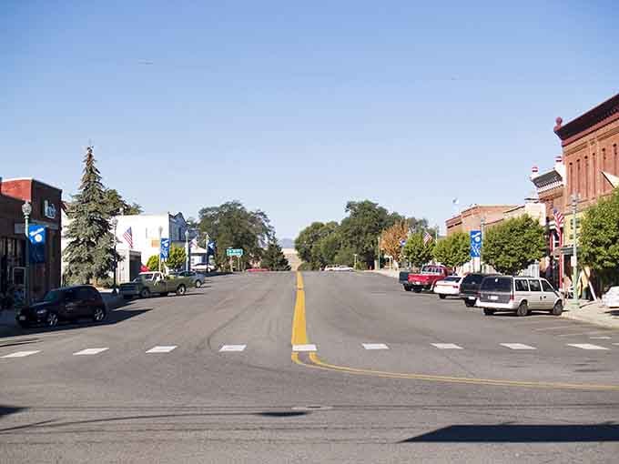 Wide streets built for a slower era remind you that not everything needs to move at internet speed.