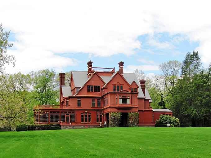 Queen Anne architecture meets American innovation, and somehow every turret and gable makes perfect sense together.