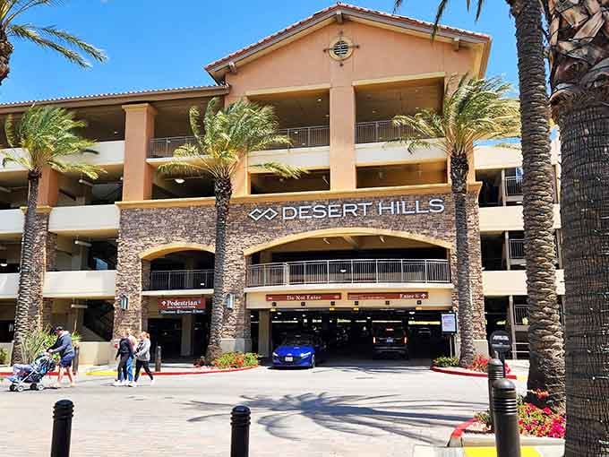 That grand entrance promises retail adventures that'll have your credit card sending distress signals before lunch.