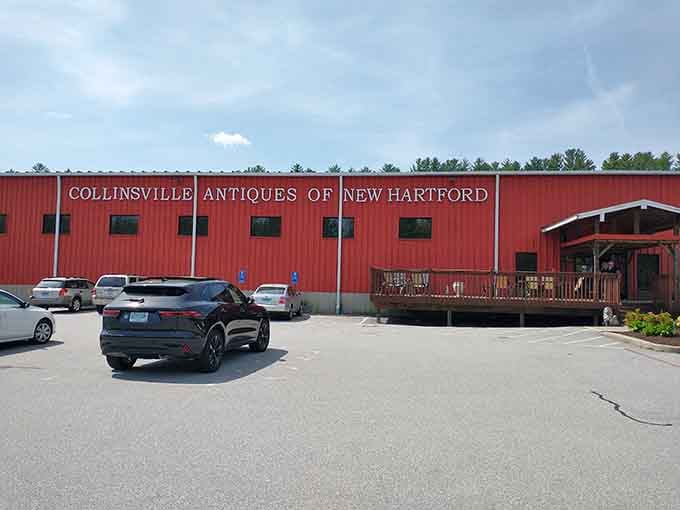That red barn holds more American history than most museums, and you can actually take pieces home with you.