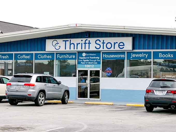 The blue and white storefront promises treasures inside, and trust me, it delivers on that promise spectacularly.