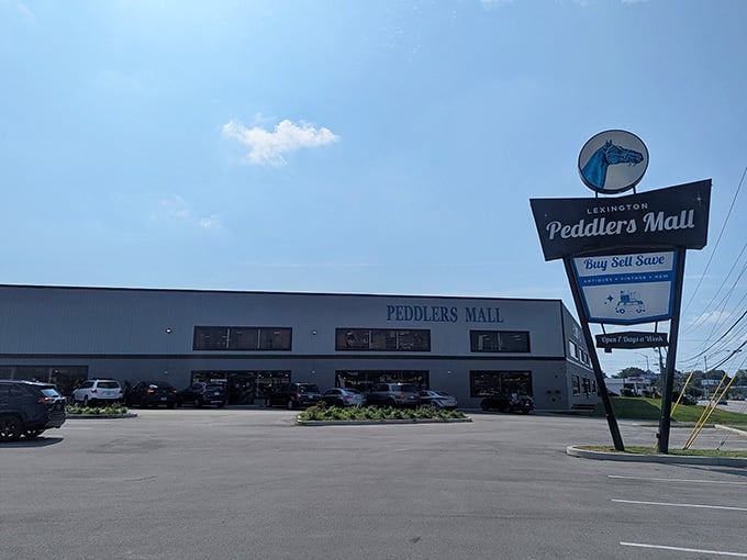 The vintage sign out front is your first clue that time works differently here.