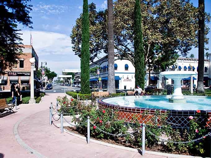 That Gothic Revival church tower rising against the sky? That's the kind of architecture that makes you slow down and appreciate craftsmanship.